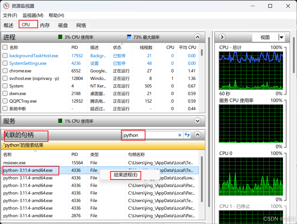 Python卸载报错解决：Could not set file security for file ‘F:\Config.Msi\26773.rbf‘.Error:5. Verify ...