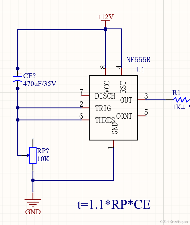 基于555的延时上电电路（上电延时输出高电平）_555延时电路-CSDN博客