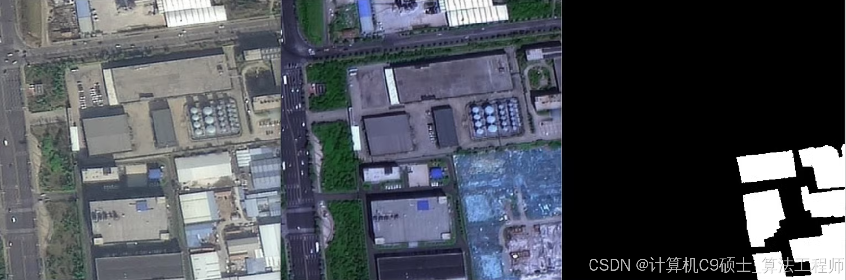 遥感类数据集 训练 基于深度学习的方法u Net作为基础模型架构 训练自己标注的遥感建筑物变化检测数据集识别 遥感类数据集中的建筑物变化检测 Csdn博客