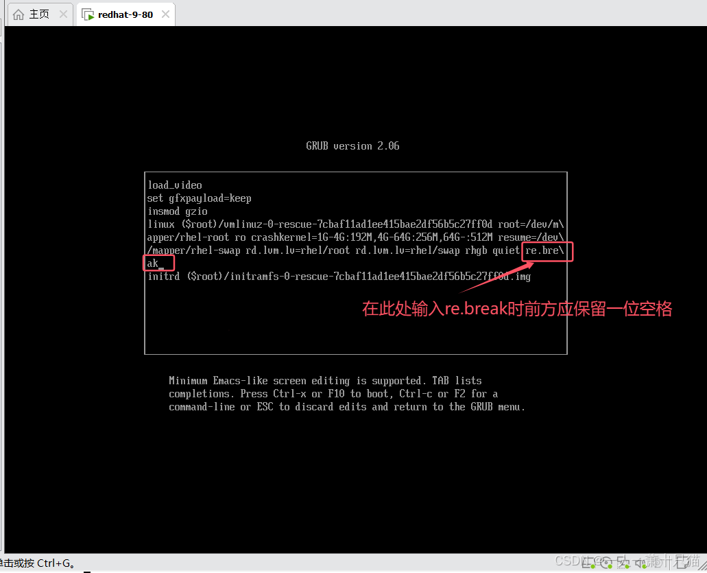 Linux重置 Red Hat 虚拟机的 root 密码图文详解_redhat 修改root密码-CSDN博客