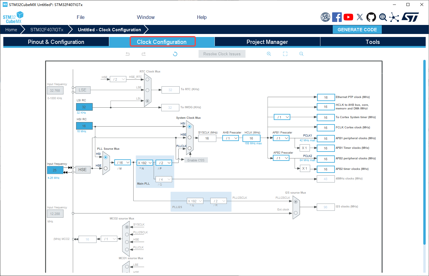 【HAL库】基于STM32F407的CAN通信实现--工程配置_stm32f407 can例程-CSDN博客
