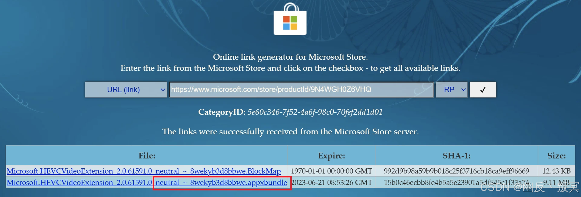 Windows：Windows 10/11 自带播放器播放视频提示HEVC视频扩展-CSDN博客