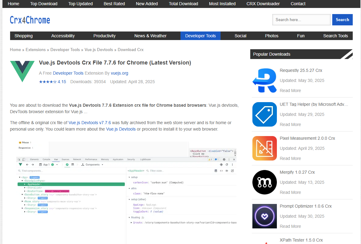 谷歌 Chrome 浏览器离线安装 vue devtools 插件_vuedevtools谷歌离线插件-CSDN博客