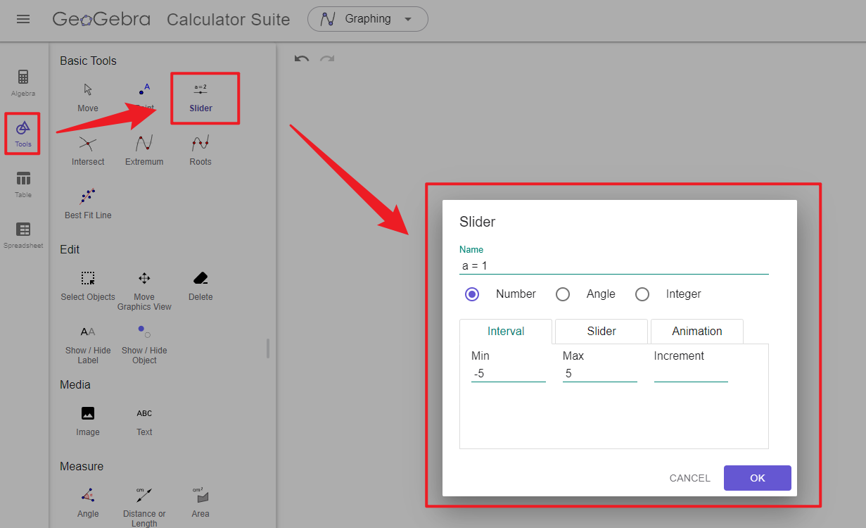 【基础篇】GeoGebra工具系列_滑动条(slider)_geogebra的滑动条工具-CSDN博客