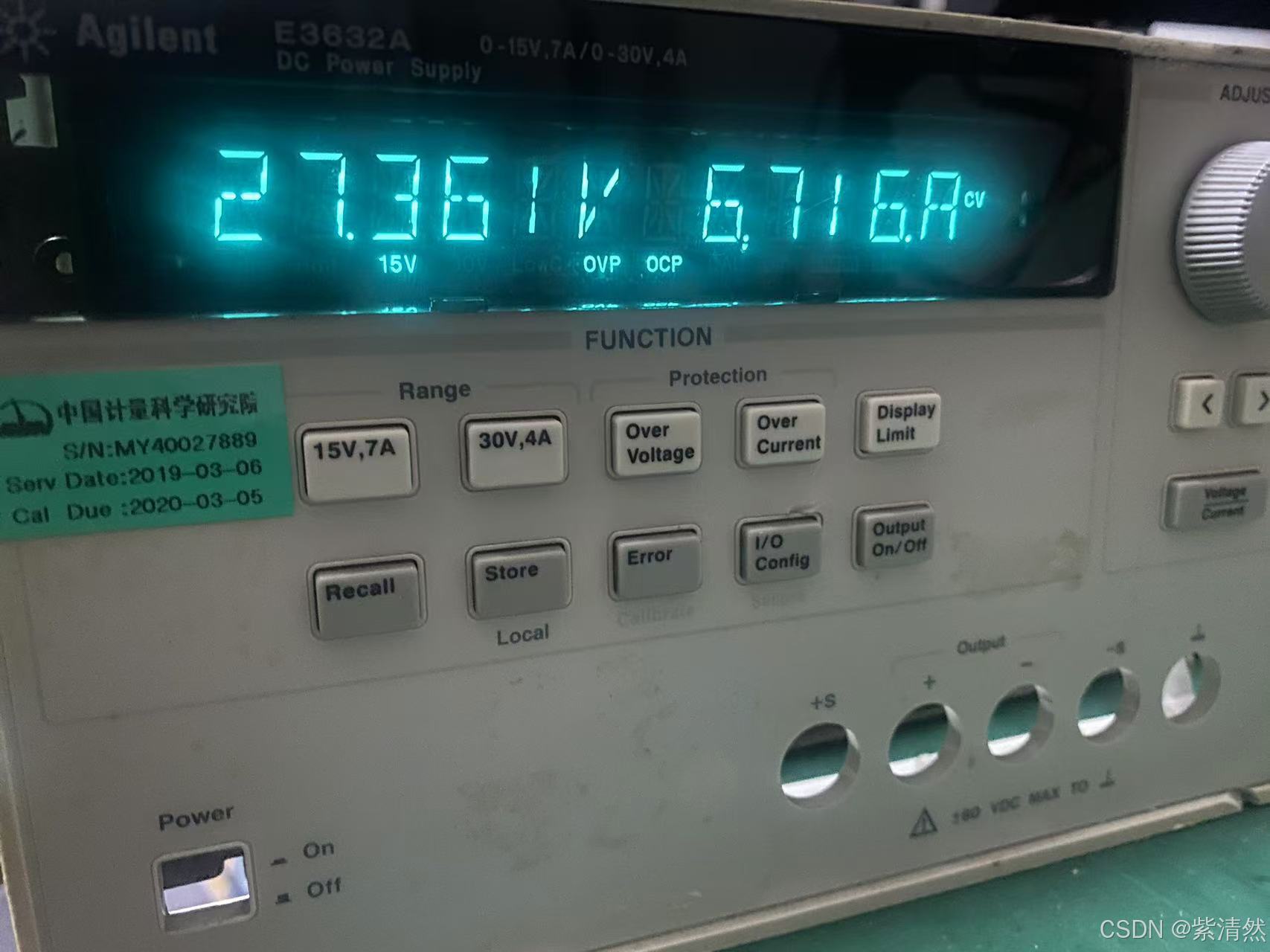 E3632A 电压电流显示异常解决办法，设备实际输出正常。_e3632a维修-CSDN博客