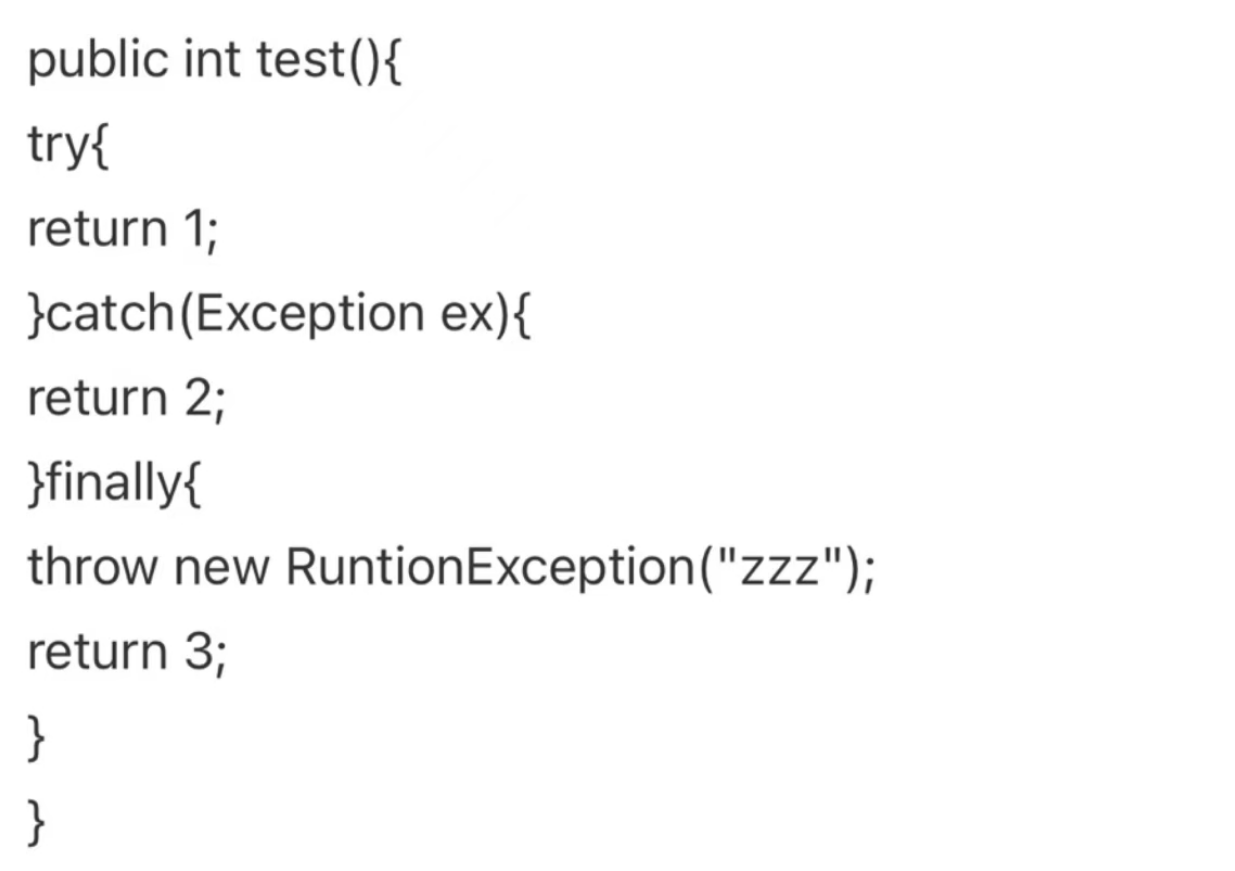 try{ }catch{ }finally{ }返回数据问题_java catch块如何返回数据-CSDN博客