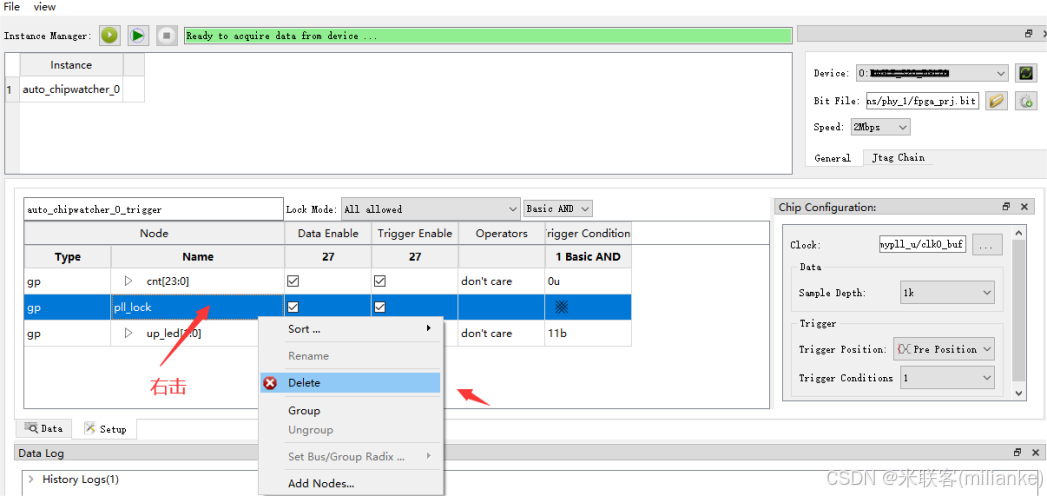 [米联派-安路飞龙DR1-FPSOC] FPGA基础篇连载-04 安路TD开发工具在线调试FPGA-CSDN博客