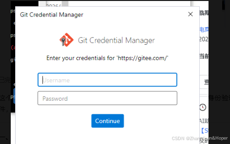 Git Credential anager 账号和密码是什么_git credential manager-CSDN博客