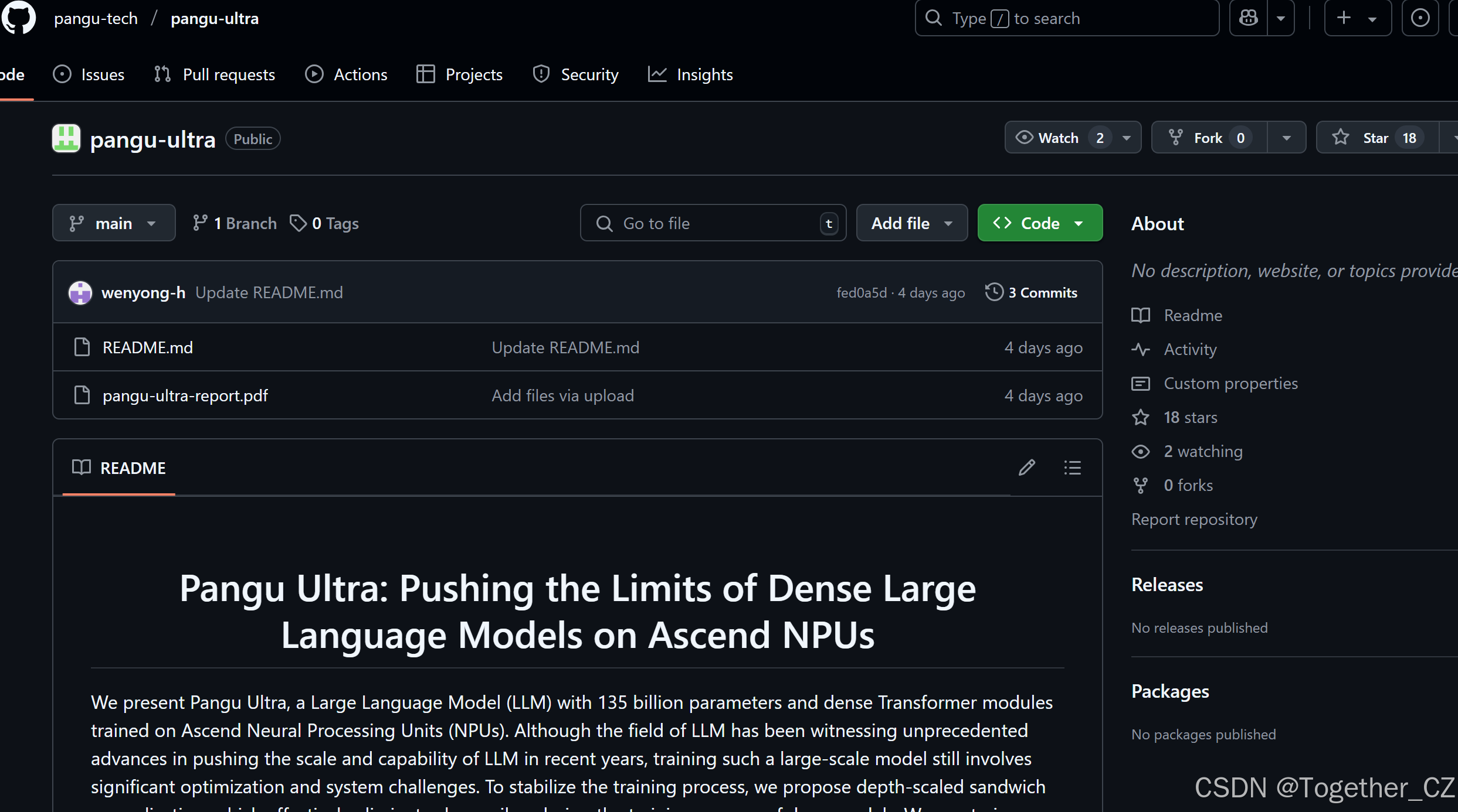 Pangu Ultra: Pushing the Limits of Dense Large Language Models on Ascend NPUs推动密集型大语言模型在昇腾AI处理单元 ...