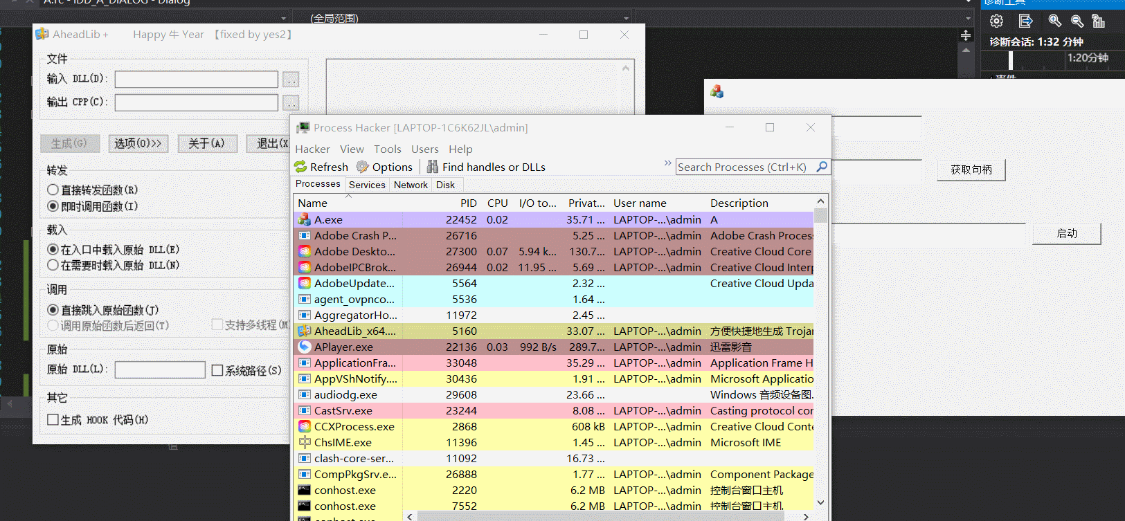 Windows系统编程 跨进程使用句柄 和跨进程操作内存跨进程访问内存 Csdn博客