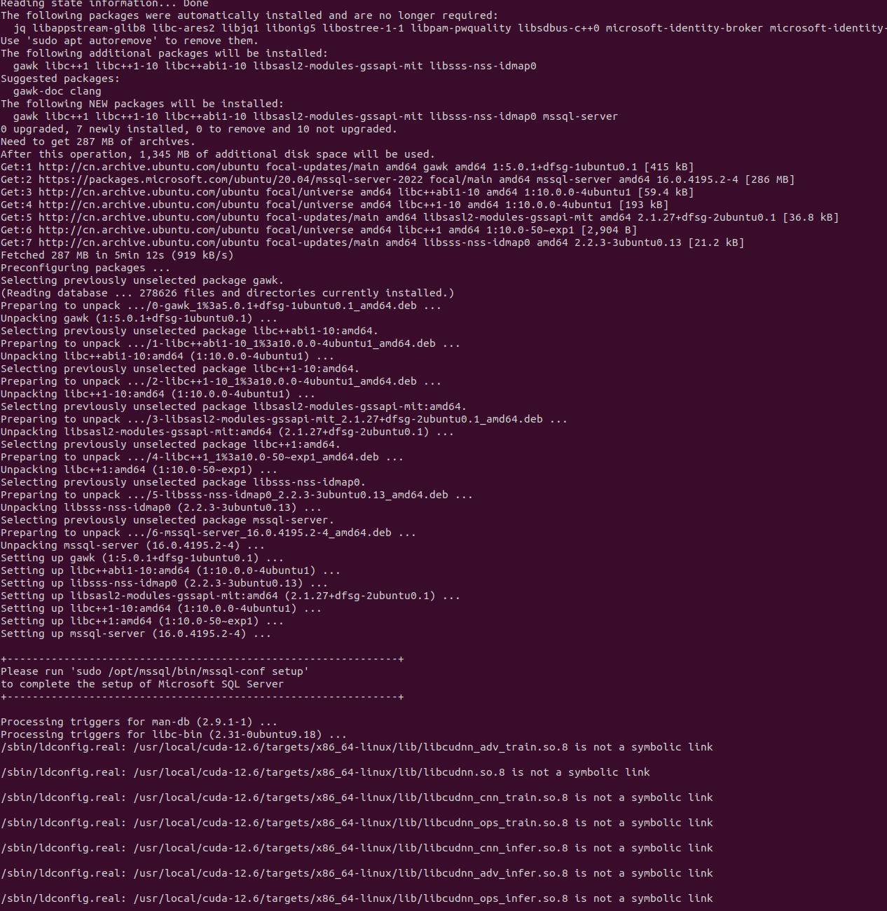ubuntu 安装 SQL Server_ubuntu安装sqlserver-CSDN博客