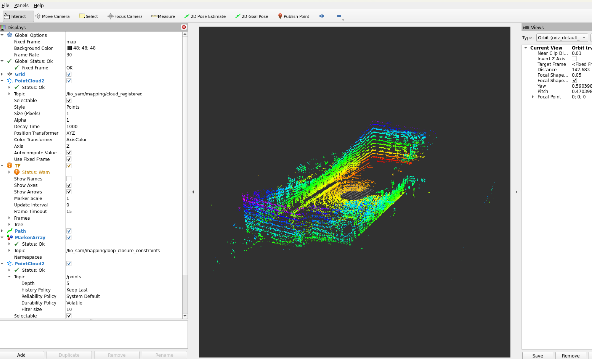 LIO-SAM ros2 walking_dataset数据集 & 仿真 & mid360激光雷达_ros2 lio-sam-CSDN博客