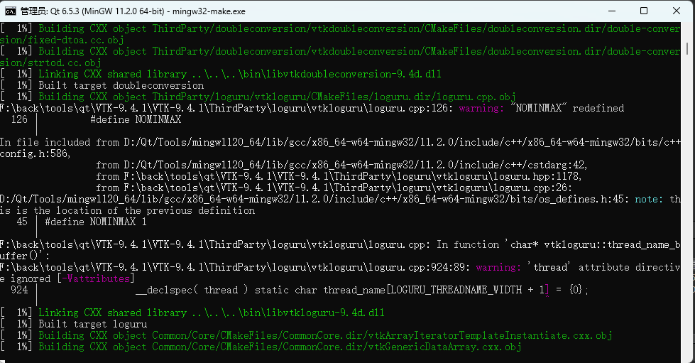 window下Qt安装VTK流程_qt vtk安装-CSDN博客