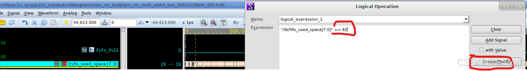 【IC验证中，使用verdi 在waveform中统计一个bus信号出现同一数值的次数】_verdi统计脉冲个数-CSDN博客