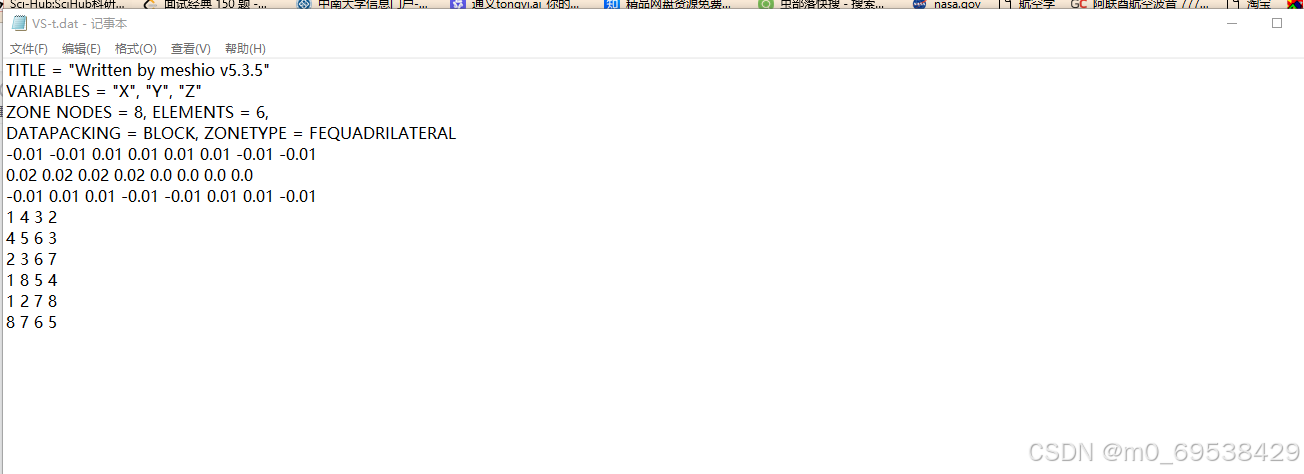 meshio.read无法将.msh文件体网格数据读出来_msh网格坐标读取-CSDN博客