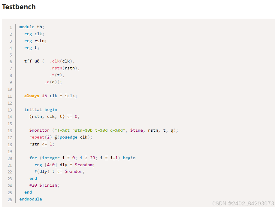 Verilog经典实例（触发器和锁存器）锁存器verilog代码 Csdn博客