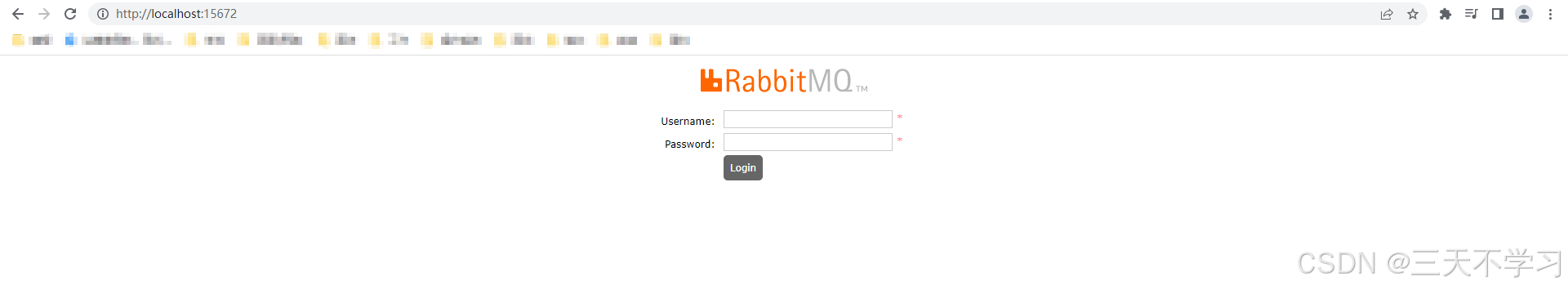 Windows环境下部署RabbitMQ无法访问Web 端口15672_安装rabbitmq无法访问15672-CSDN博客