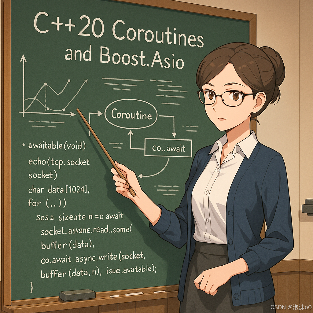 C++20 协程与 Boost.Asio：从裸实现到高效异步编程深度指南_c++ asio 协程嵌套-CSDN博客