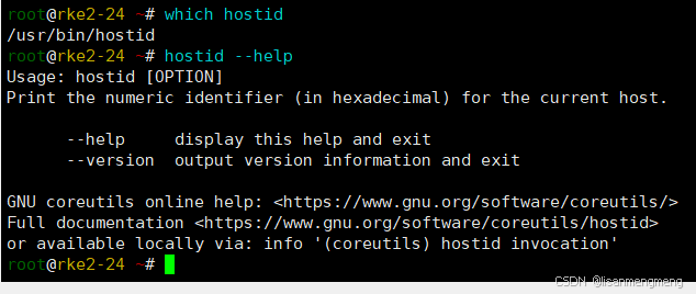 hostid 命令介绍和使用案例-CSDN博客
