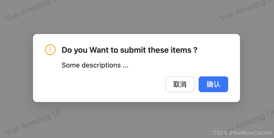Vue3模态框（Modal）_vue3 modal-CSDN博客