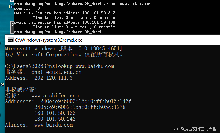 DNS简介以及c语言实现DNS域名解析_cdns-CSDN博客