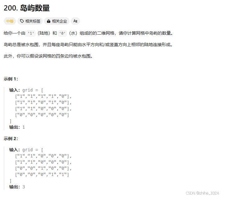 力扣题库第200题 岛屿问题python解法力扣岛屿问题pythoncsdn Csdn博客