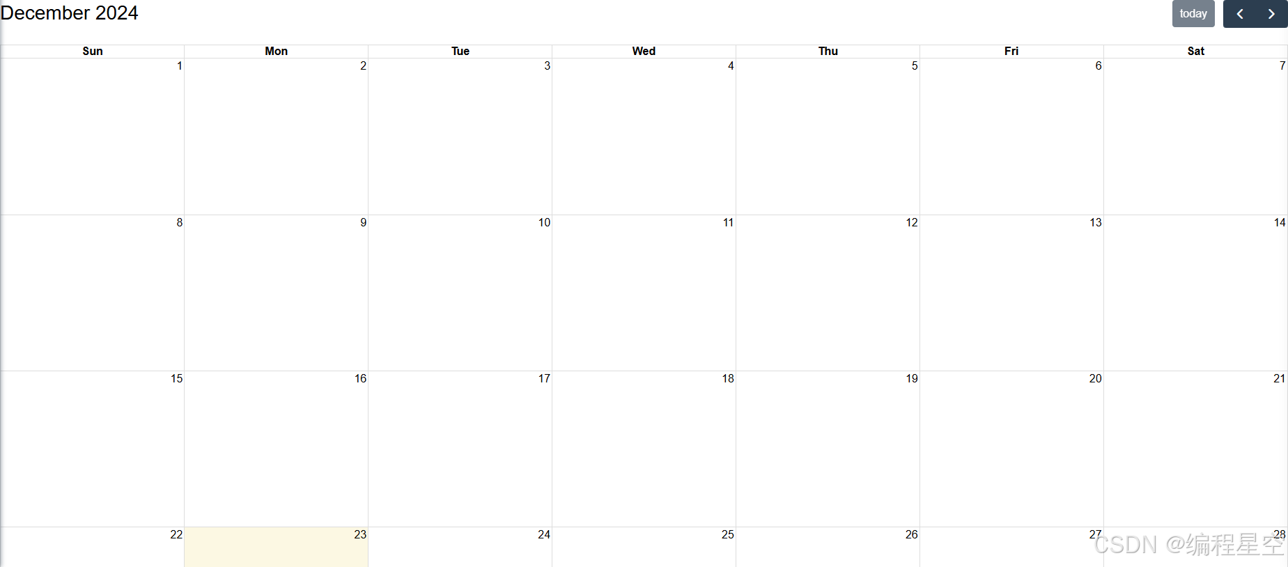 FullCalendar使用以及报错处理-CSDN博客