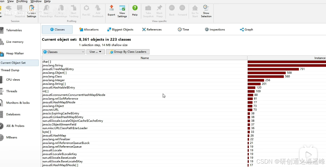 jprofiler排查内存溢出-CSDN博客