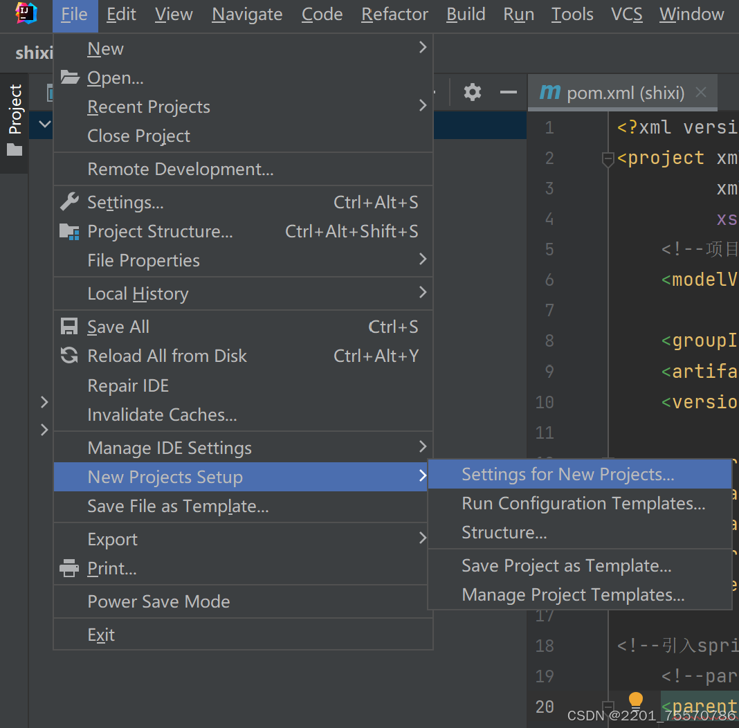 解决maven配置后新建项目依旧使用idea自带maven的问题_idea默认集成有maven,在一个项目配置自己安装的maven后,在其他项目还是使用默认ma-CSDN博客