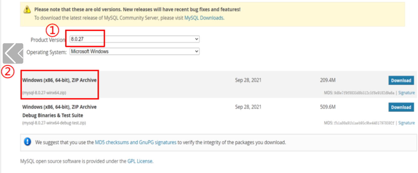 MySQL下载（windows）_mysql windows下载-CSDN博客