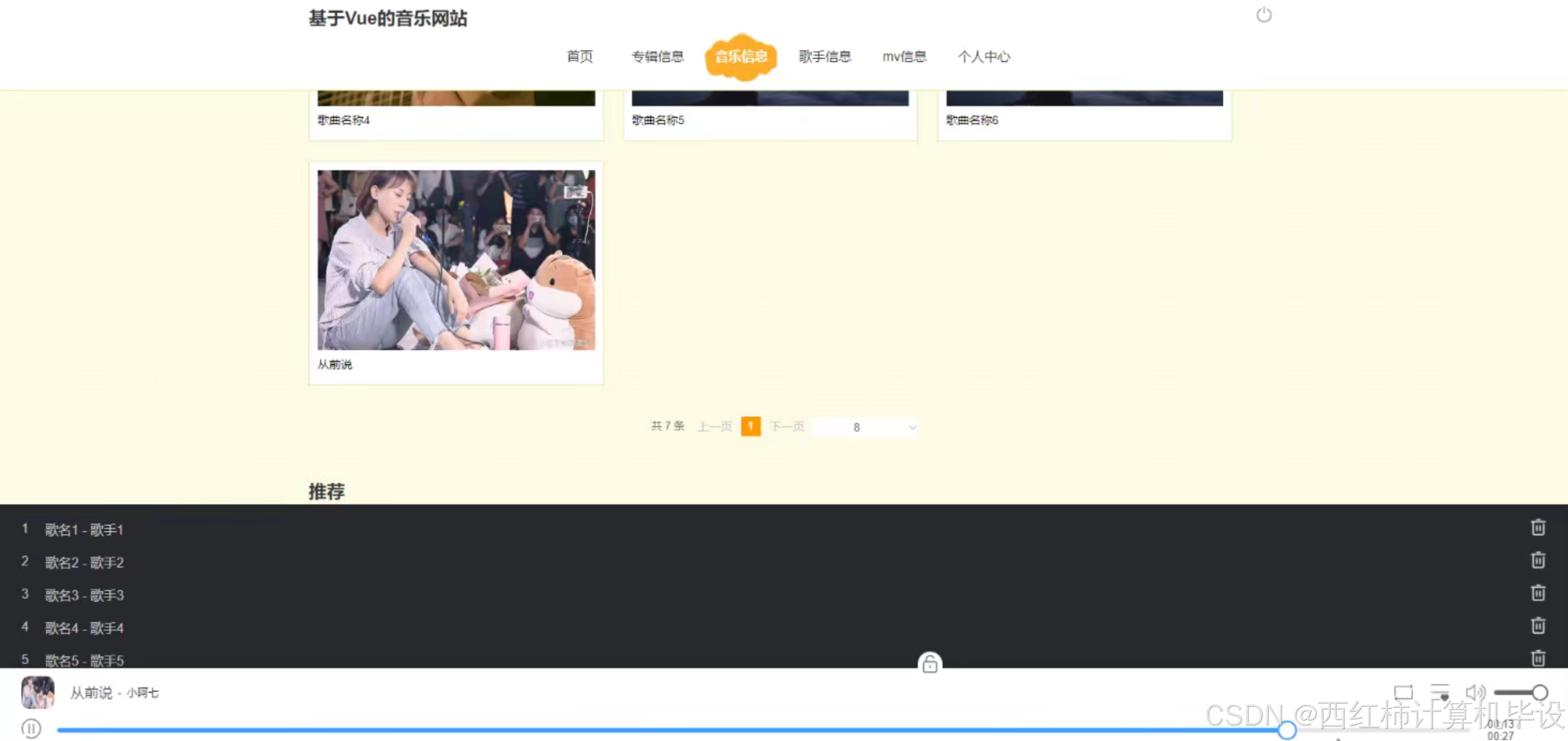 基于php 音乐系统源码lw部署讲解数据库ppt音乐后台管理系统php源码 Csdn博客