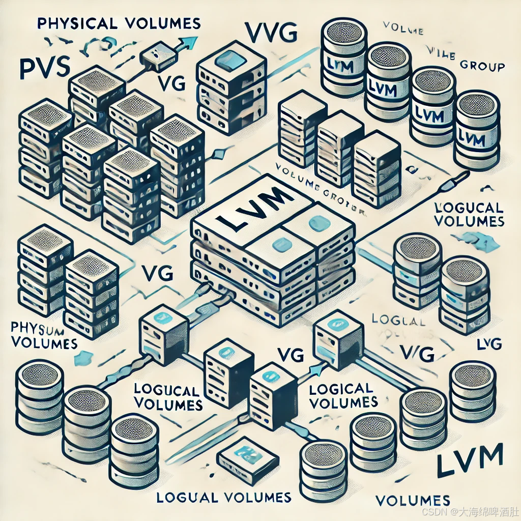 LVM文件系统创建及扩容_创建lvm-CSDN博客