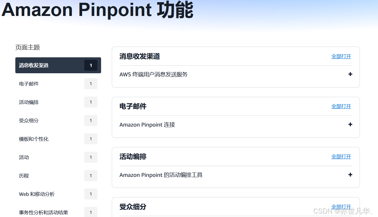 Amazon Pinpoint 深度解析：如何通过多渠道策略提升营销效果_pinpoint importcsv文件-CSDN博客