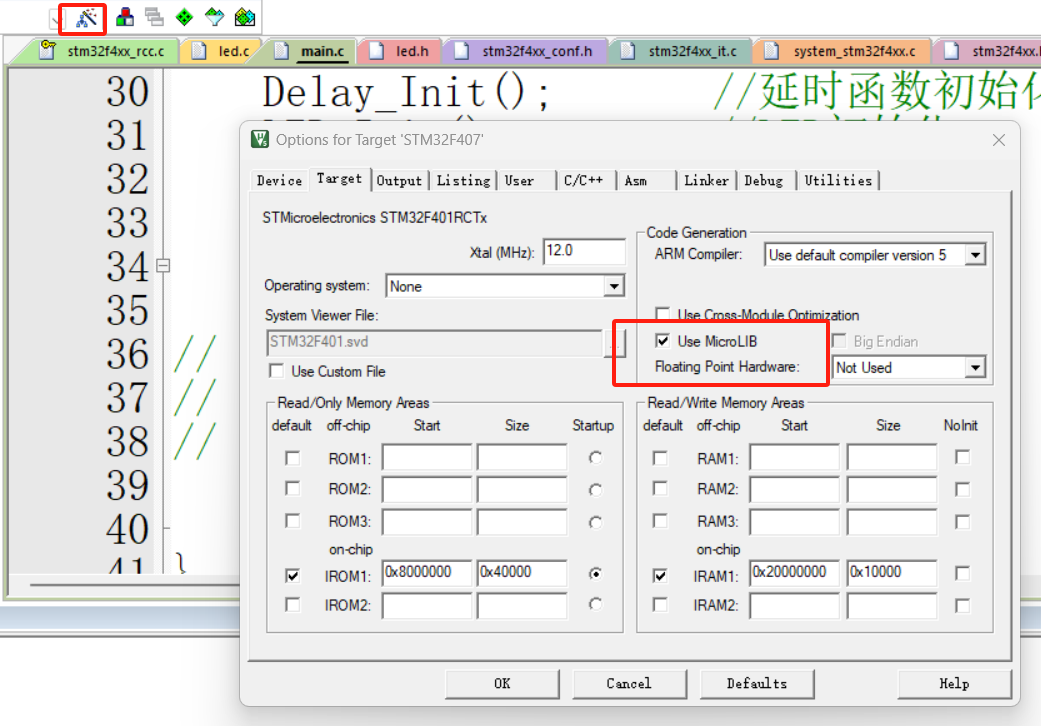 解决STM32F401程序不运行和定时时间不准问题-CSDN博客