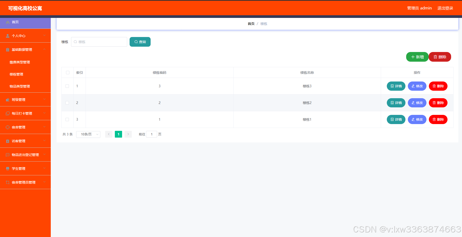 可视化高校公寓(Java+ssm+lw+数据库 +调试)-CSDN博客