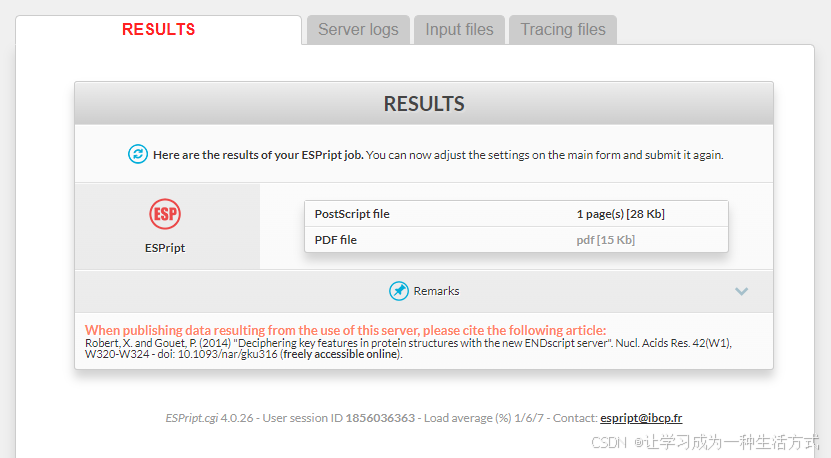 ESPript 3.0（多序列比对结果绘图）-生信工具55-CSDN博客