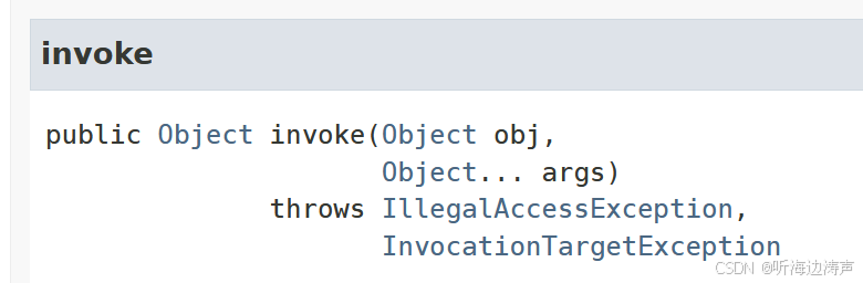 java反射：Method.invoke()抛出IllegalArgumentException_method invoke-CSDN博客