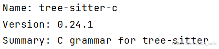 python tree-sitter-c ValueError: Incompatible Language version 15. Must be between 13 and 14 解决 ...