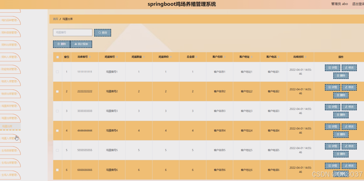 Springbootspringboot鸡场养殖管理系统113lk（程序源码数据库调试部署开发环境）鸡场管理系统数据库 Csdn博客
