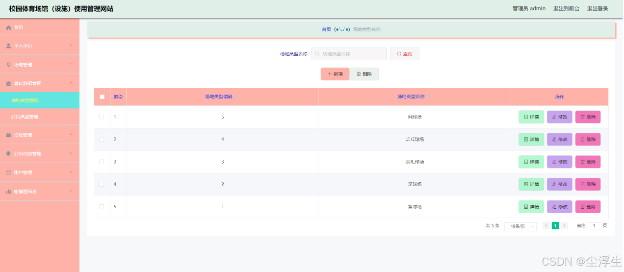 Java项目实战ii基于java的校园体育场馆(设施)使用管理网站设计与实现(开发文档源码数据库)基于java的高校体育馆管理系统设计与