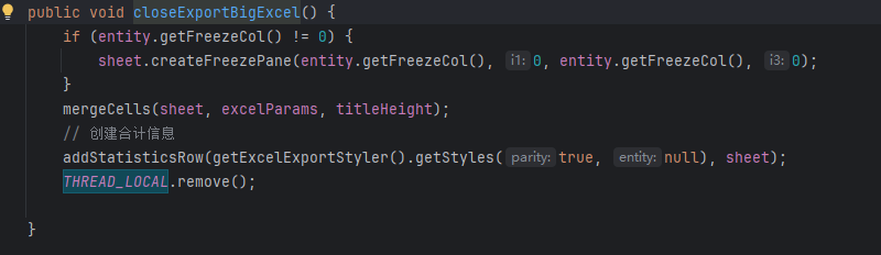 【easyPoi 3.2】exportBigExcel导出错误 java.io.IOException: Stream closed_excelwriter.write(data ...