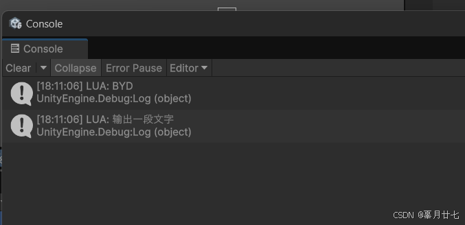 Unity C#调用Lua_load lua mod successfully. author: . name: . descr-CSDN博客
