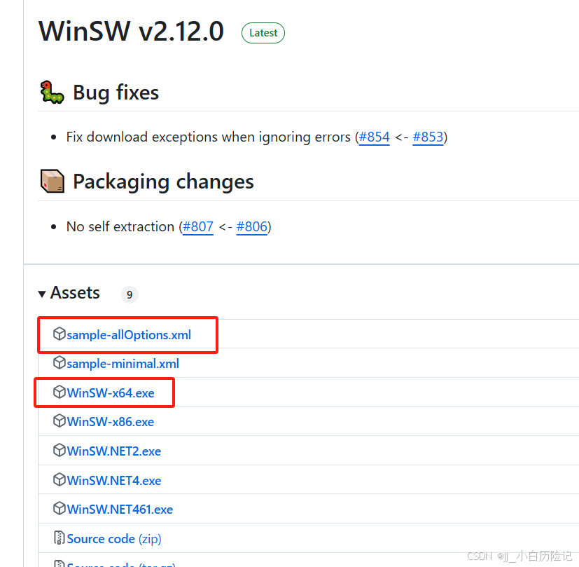 Windows 注册 JAVA服务（WinSW）_winsw.exe 下载-CSDN博客