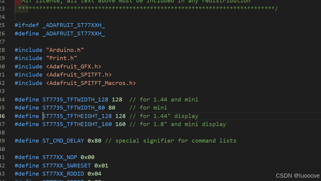 ESP32S3使用Adafruit_ST7735驱动1.8寸ST7735彩屏_st7735s+esp32-s3-CSDN博客