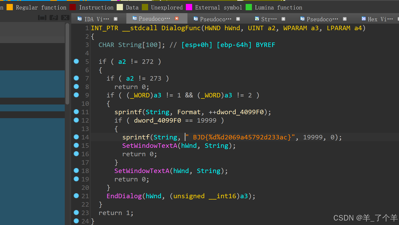 BUUCTF—Reverse—[BJDCTF2020]JustRE（11）_2020-bjdctf-reverse-justre-CSDN博客
