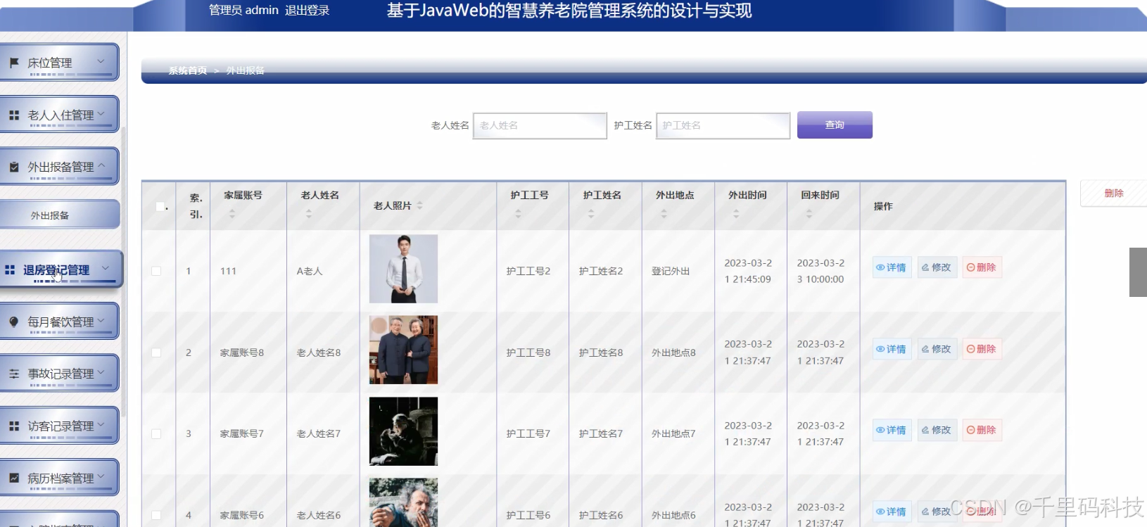 【2025】springboot养老院管理系统（源码+文档+调试+答疑）-CSDN博客