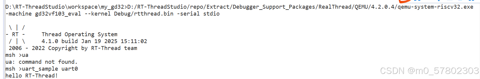 rt-thread studio构建gd32vf103环境并用qemu仿真调试_qemu gd32-CSDN博客