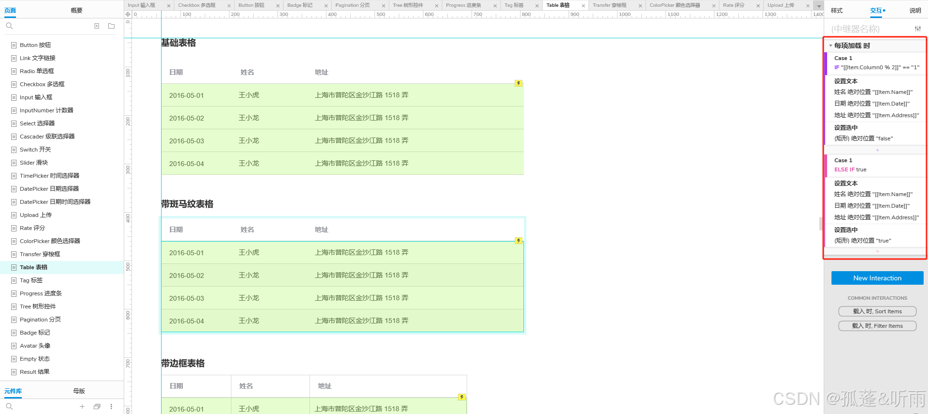 Axure高保真Element框架 V2.15.14元件库_axure元件库资源-CSDN博客