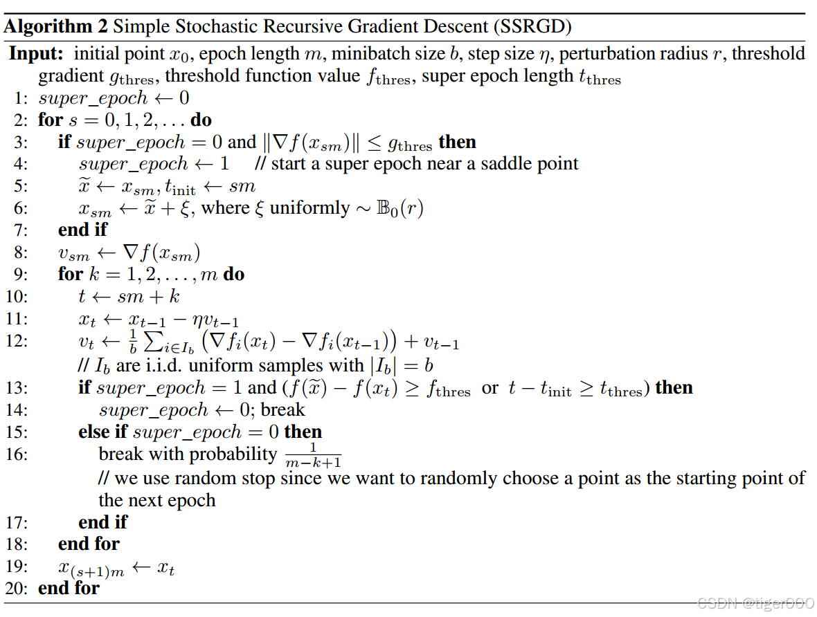 SSRGD: Simple Stochastic Recursive GradientDescent for Escaping Saddle Points-CSDN博客