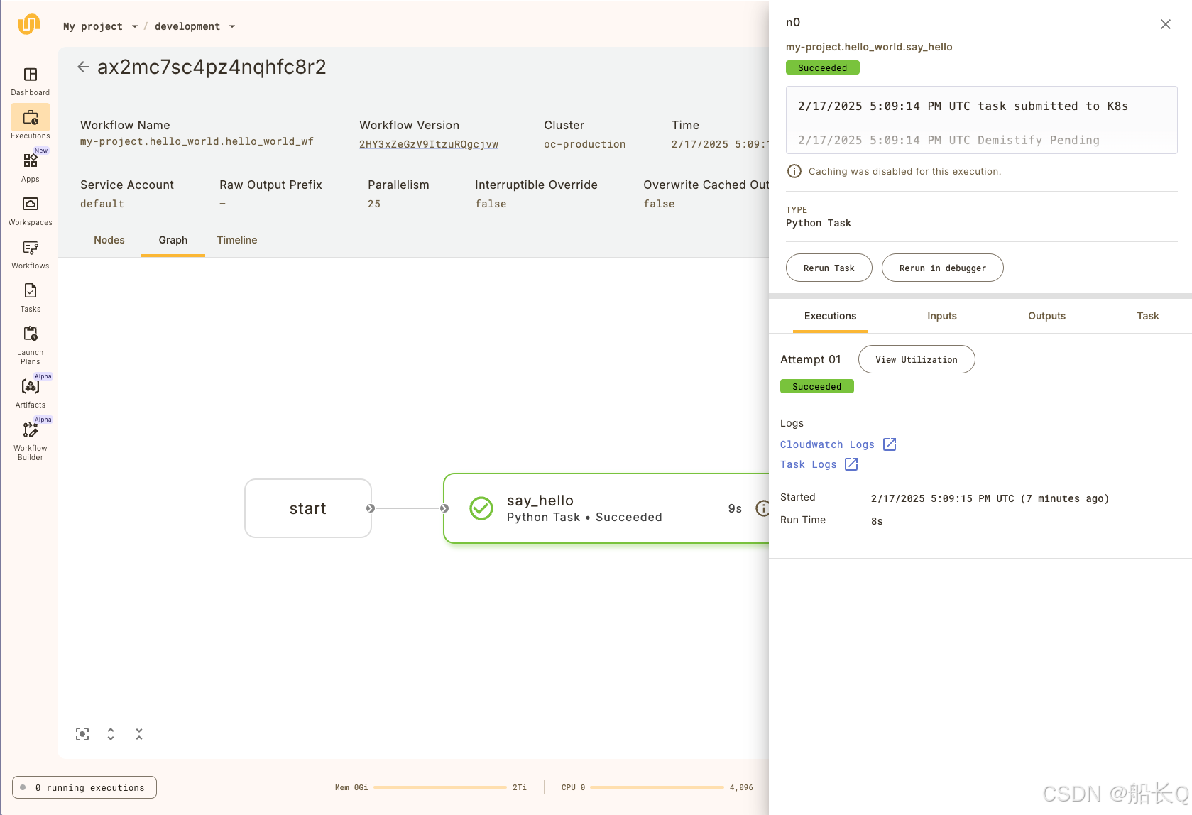 生产级编排AI工作流套件：Flyte全面使用指南 — Getting started_flyte 工作流-CSDN博客